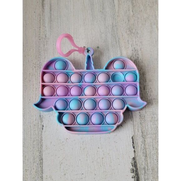 unbranded | Toys | Mga Pinkblue Fidget Bubble Pop Keychain Toy Figure ...